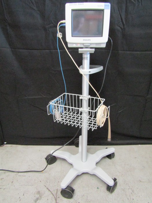 Philips Healthcare Intellivue MP5SC Monitor W/ Rolling Stand for sale