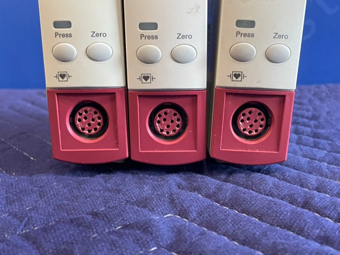 Philips M1006B Invasive Blood Pressure Modules (Lot of 3) for sale