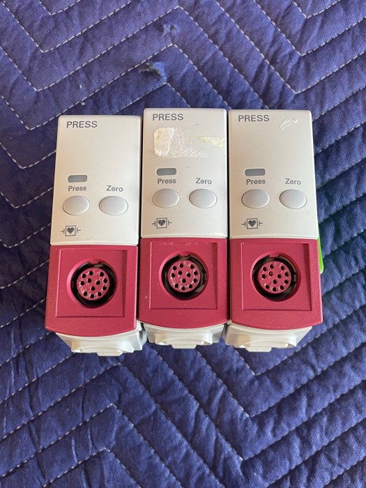 Philips M1006B Invasive Blood Pressure Modules (Lot of 3) for sale