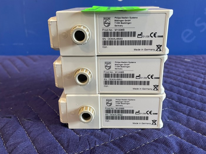 Philips M1006B Invasive Blood Pressure Modules (Lot of 3) for sale