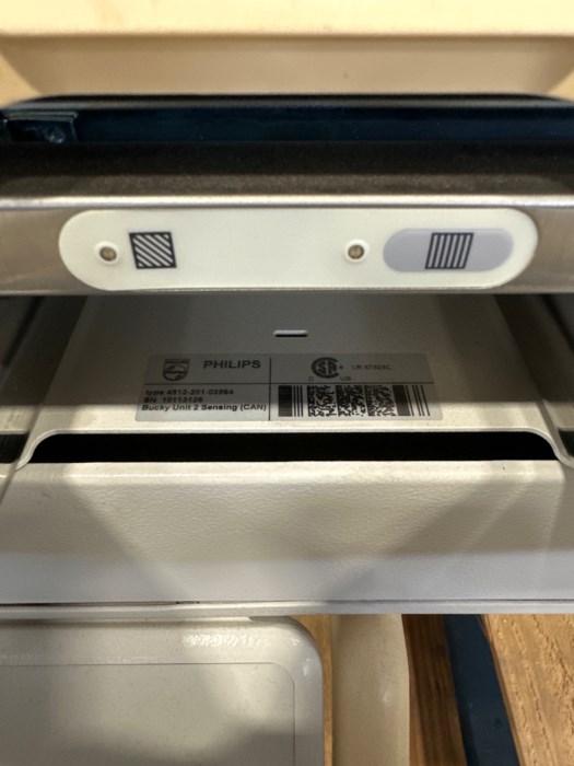 Philips X-ray Digital Diagnost Bucky Unit 2 Sensing (Can) for sale