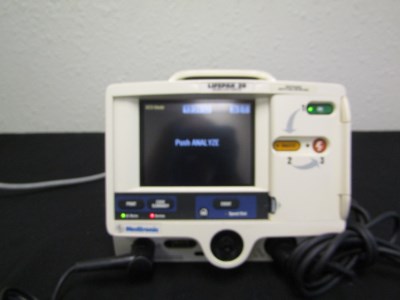 Physio Control Lifepak 20 w/SP02 Patient Monitor with ECG Wire for sale