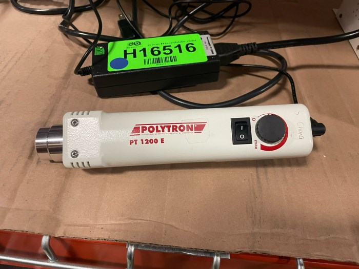 POLYTRON PT 1200 E Hand Disperser *Powered on at time of auction* for sale