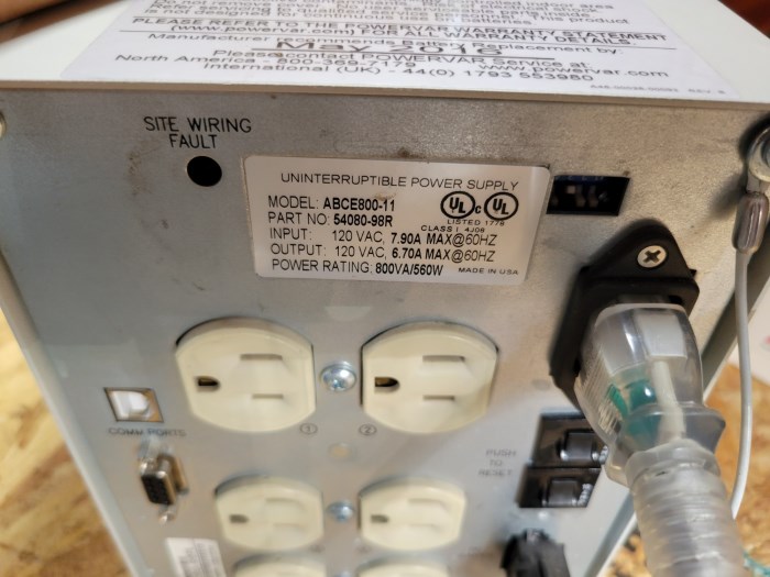 Powervar ABCE800-11 UPS for sale