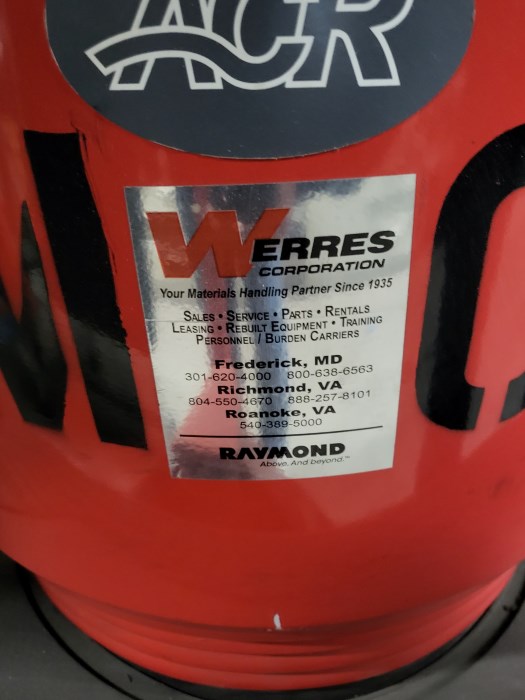 Raymond Power Pallet Jack for sale