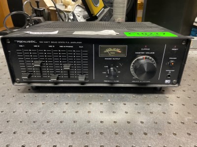 Realistic 100 Watt Solid State P.A. Amplifier for sale