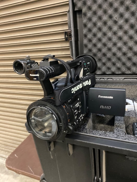Recorded System Panasonic P2HD Camera with Case + Accessories for sale