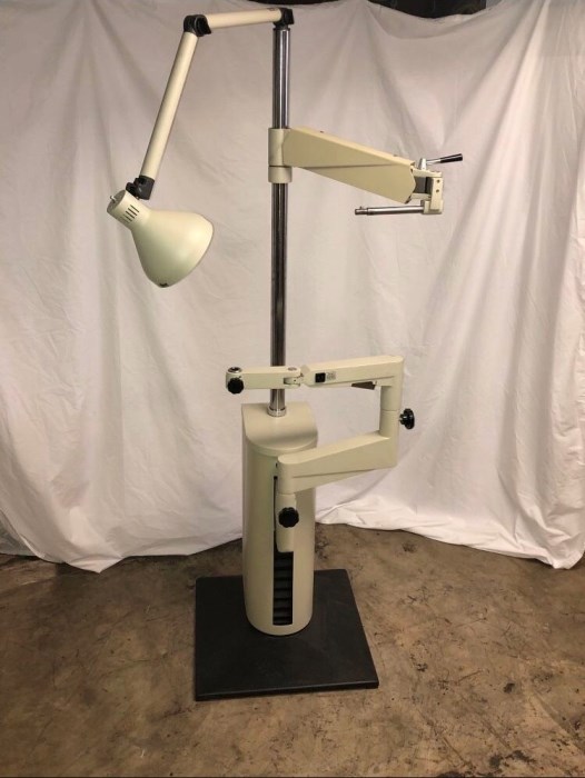 Reichert Ophthalmic Chair & Instrument Stand w/ Refractor Arm for sale