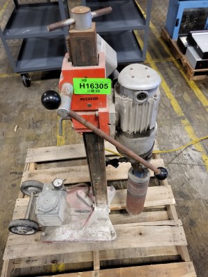 Ridgid High Power Drill Press with Tile bit for sale
