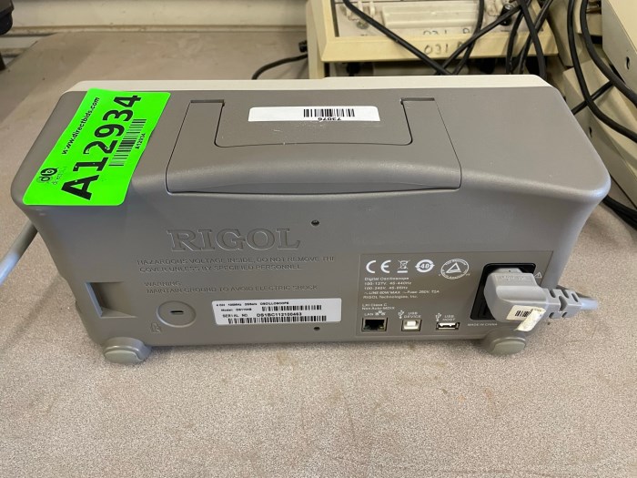 Rigol DS1104B LXI 4 Channel 100 MHz 2GSA/s Digital Oscilloscope for sale