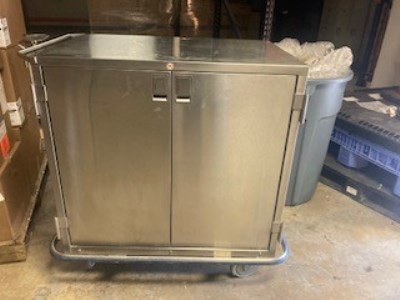 Ring Stands (7) and Metal Case Carts for sale