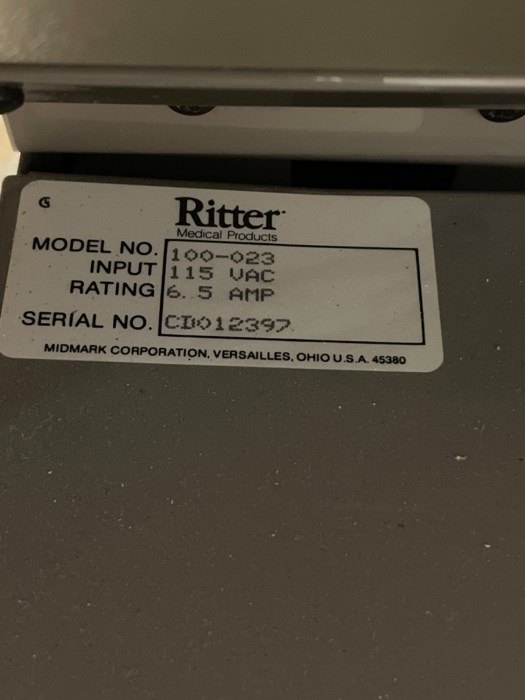 Ritter Midmark 104 for sale