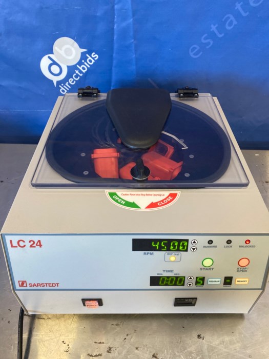 Sarstedt LC 24 Centrifuge - CENTRIFUGE, LC 24, SWING-OUT RTR, 115V for sale