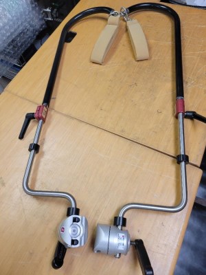 SchureMed Stirrups set Bed Rail table for sale