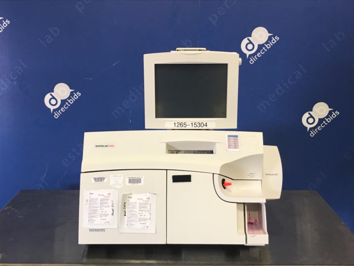 Siemens Blood/Gas Analyzer for sale