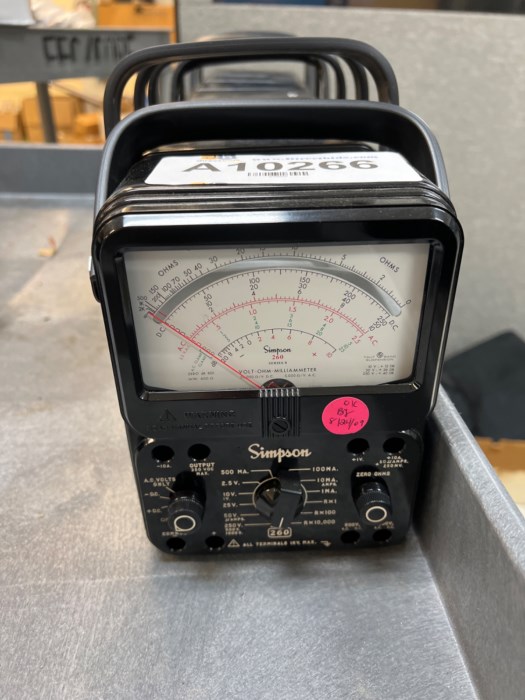 Simpson 260 Series 8P Volt-Ohm-Milliameters (Lot of 8) for sale