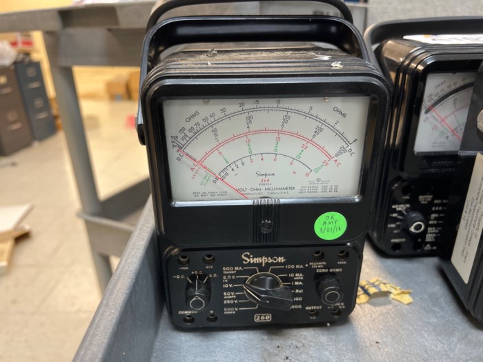 Simpson 260 Series 8P Volt-Ohm-Milliameters (Lot of 8) for sale