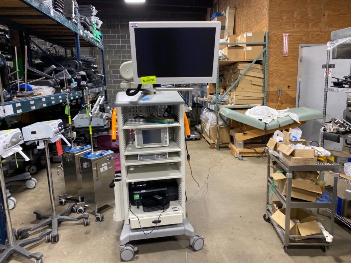 Smith & Nephew Endoscopy Rolling Medical Cart for sale