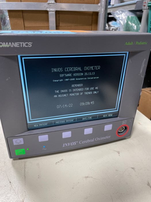 Somanetics INVOS 5100B Cerebral Oximeter for sale