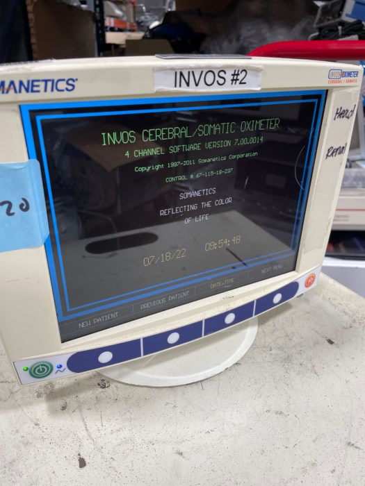 Somanetics Invos 5100C Cerebral Oximeter for sale