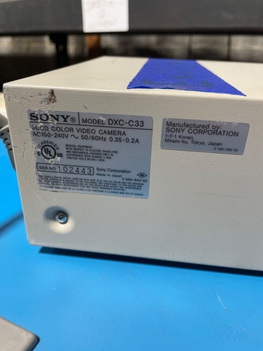 Sony DXC-C33 Camera Controller for sale