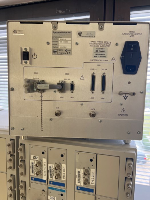 Spacelabs 90479-A Telemetry Monitor With 8 90478 Modules per unit ...