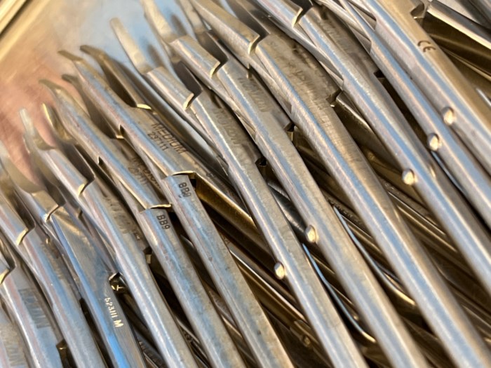 Stainless Steel Surgical Instruments By Ethicon and more for sale