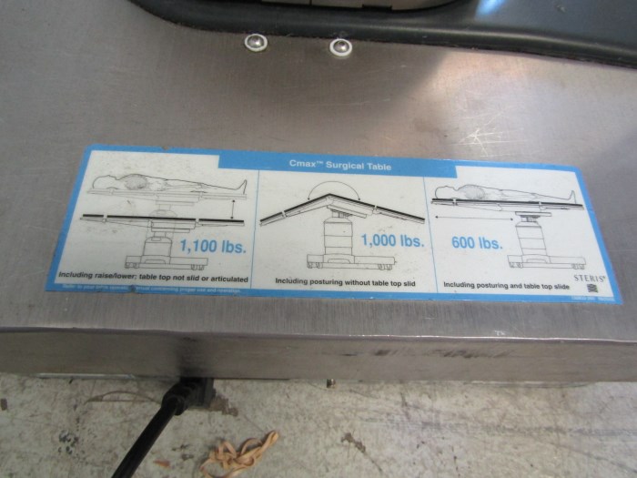 Steris AMSCO 4085 Cmax C-Arm Surgical Table for sale