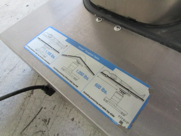 Steris AMSCO 4085 Cmax C-Arm Surgical Table for sale