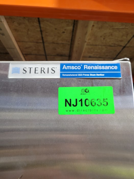 STERIS RENAISSANCE 3023 PREVAC STERILIZER for sale