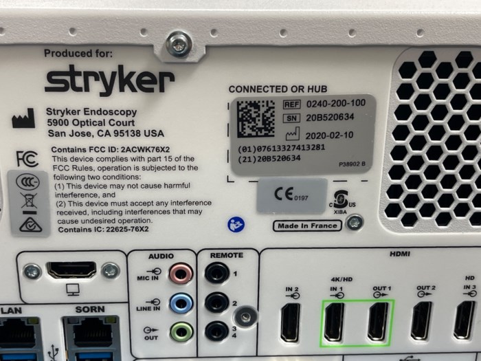 Stryker HUB 240-200-100 Digital Capture System for sale
