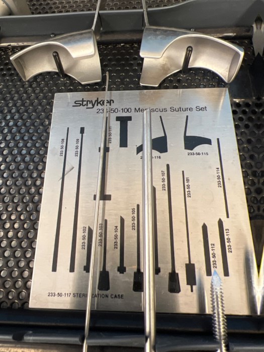 Stryker Meniscus Suture Set for sale