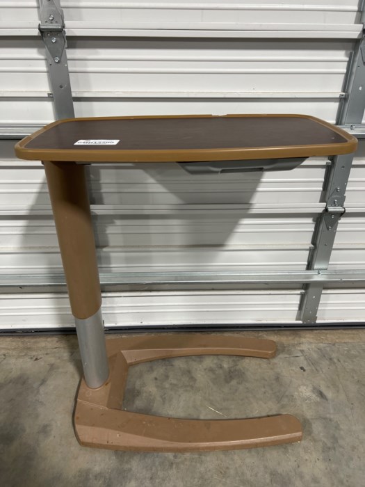 STRYKER OVER BED FOOD TABLE for sale