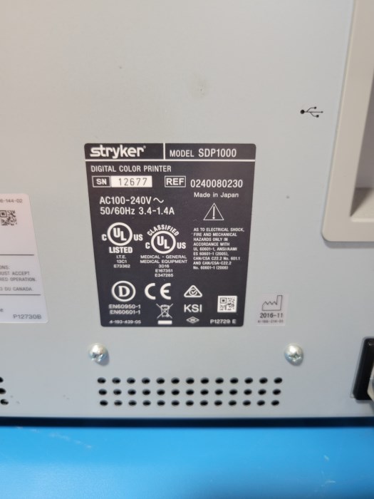 Stryker SDP1000 Printer for sale