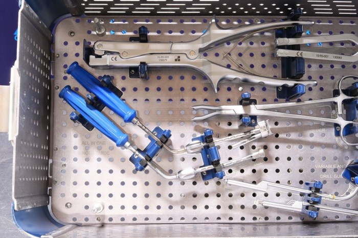 STRYKER TEMPUS ANTERIOR CERVICAL PLATING SYSTEM TRAY for sale