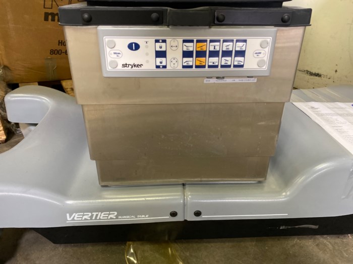 Stryker Vertier Surgical Table for sale