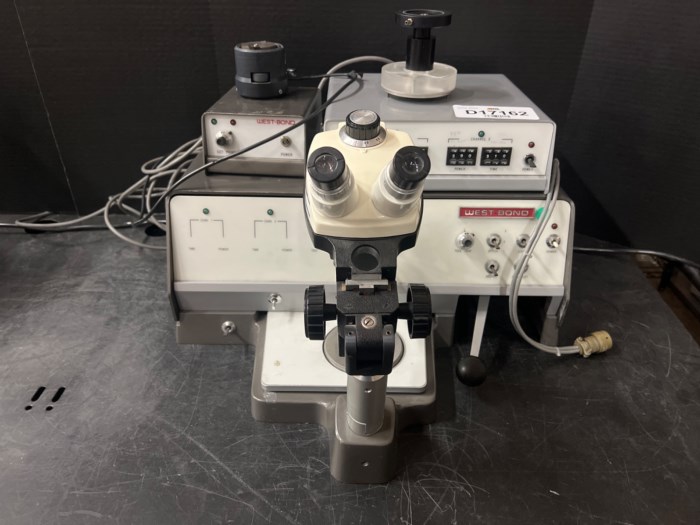 Tabletop Microscopes & West Bond Wire w/ Microscope for sale