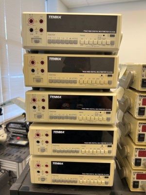 Teammate True RMS Digital Multimeter 72-410A (Lot of 5) for sale