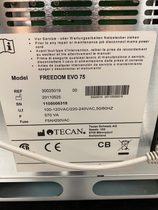 Tecan Freedom Evo 75 for sale