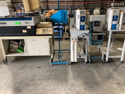 Tektronix 7603 Mobile Oscilloscope Scope, Millipore Analyzer Feed ...