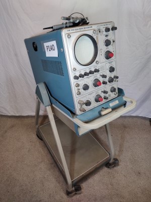 Tektronix Type 502A Dual Beam Oscilloscope w/ Rolling Cart for sale