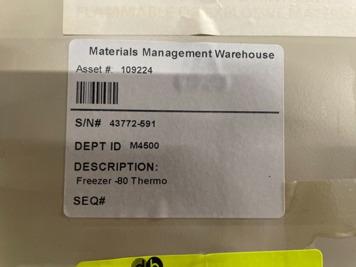 Thermo Forma -86 Ultra Low Freezer for sale