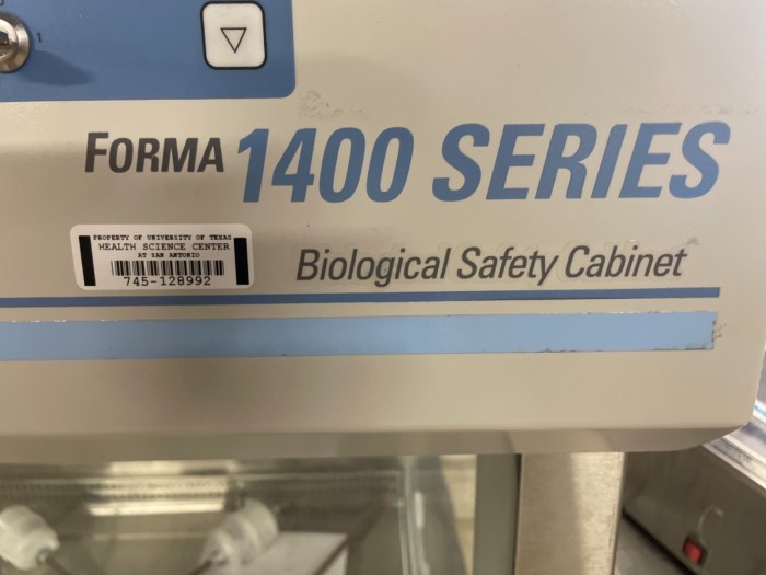 Thermo Scientific Forma 1400 Biological Safety Cabinet for sale