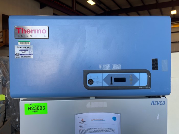 Thermo Scientific Revco Model: ULT233A21 Ultra Low Laboratory Freezer ...
