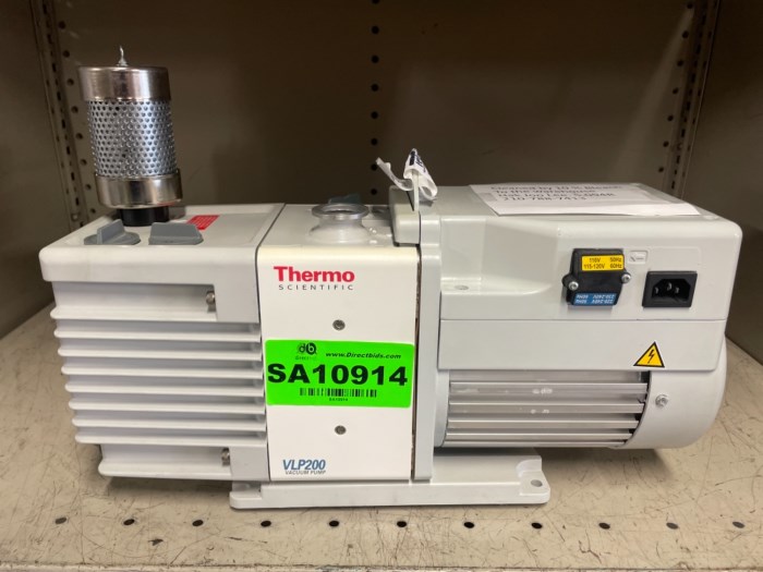 Thermo Scientific VLP200 Vacuum Pump for sale