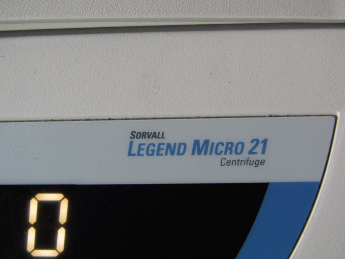 Thermo Sorvall Legend Micro 21 Refrigerated Centrifuge for sale