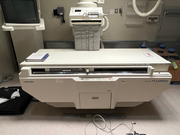 Toshiba Dua-450A Fluorex Rad Room for sale