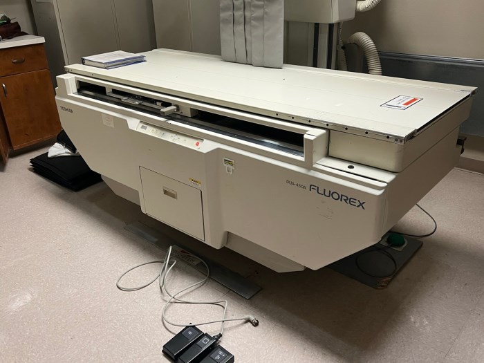 Toshiba Dua-450A Fluorex Rad Room for sale