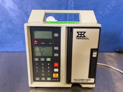 TRAVENOL LABORATORIES 2M8043 FLO-GARD 6200 VOLUMETRIC PUMP T13-E14 for sale