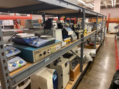 Two large Aisles of Lab & Medical Equipment for sale